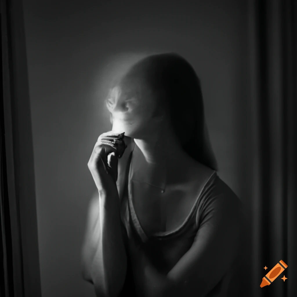 Illustration representing disappointment on Craiyon