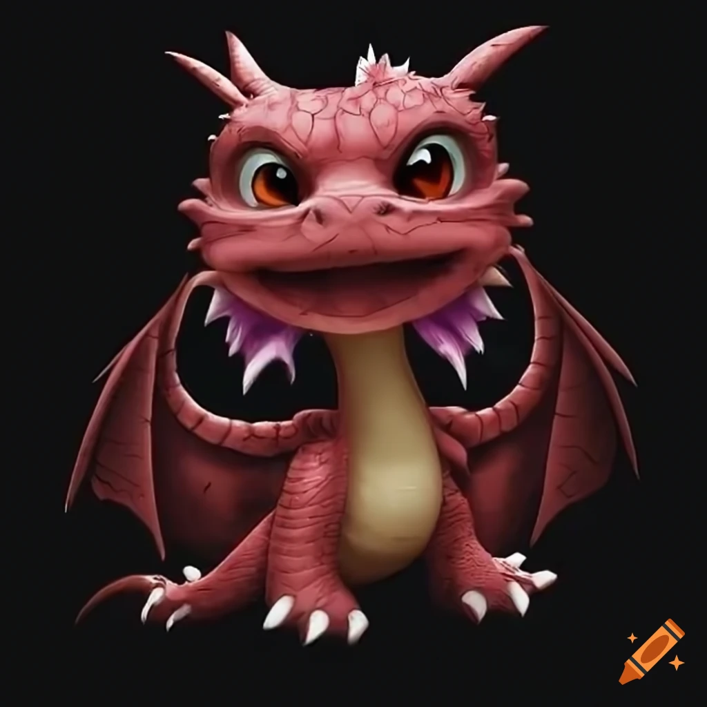 Friendly dragon on Craiyon