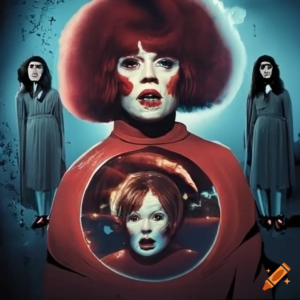 Theatrical poster for 60s horror movie: chaos inside the snow globe on ...