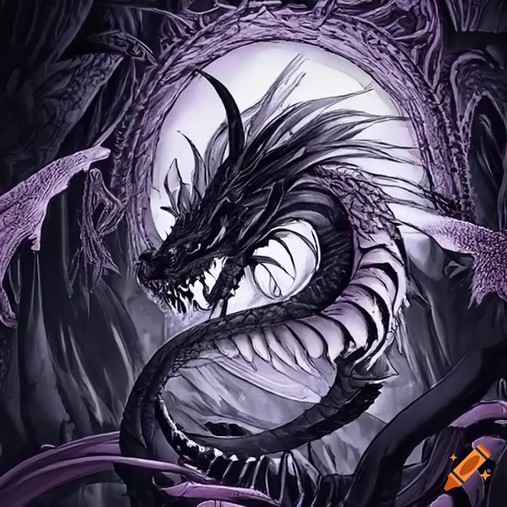 Beautiful lighting dragon on Craiyon