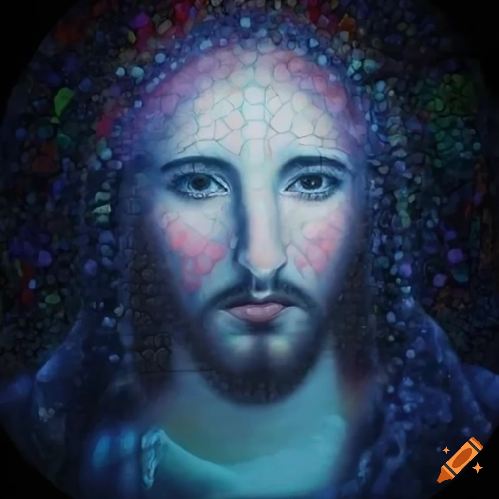 Hyper realistic portrait of jesus on Craiyon