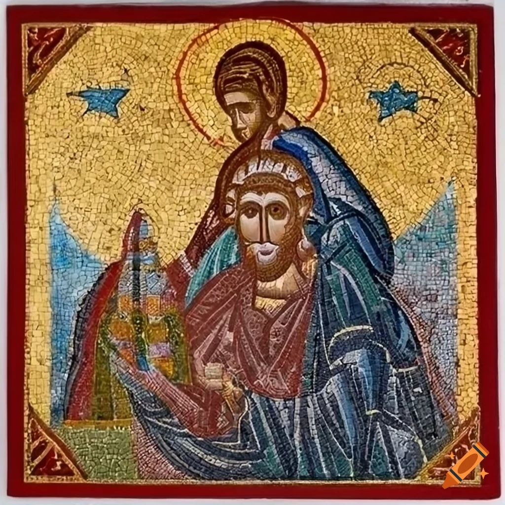 Byzantine icon: a captivating masterpiece depicting jesus surrounded by ...