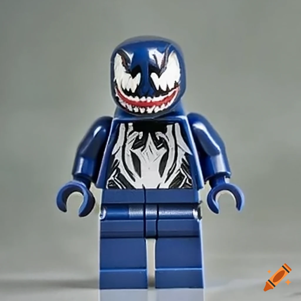 Lego figure venom product photo on Craiyon