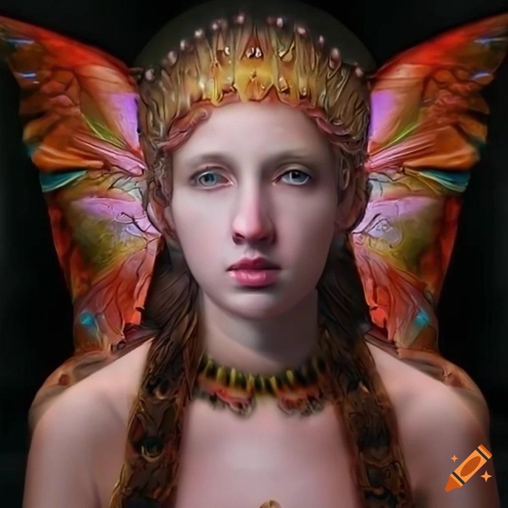 Closeup hyper realistic portrait view of a person on Craiyon