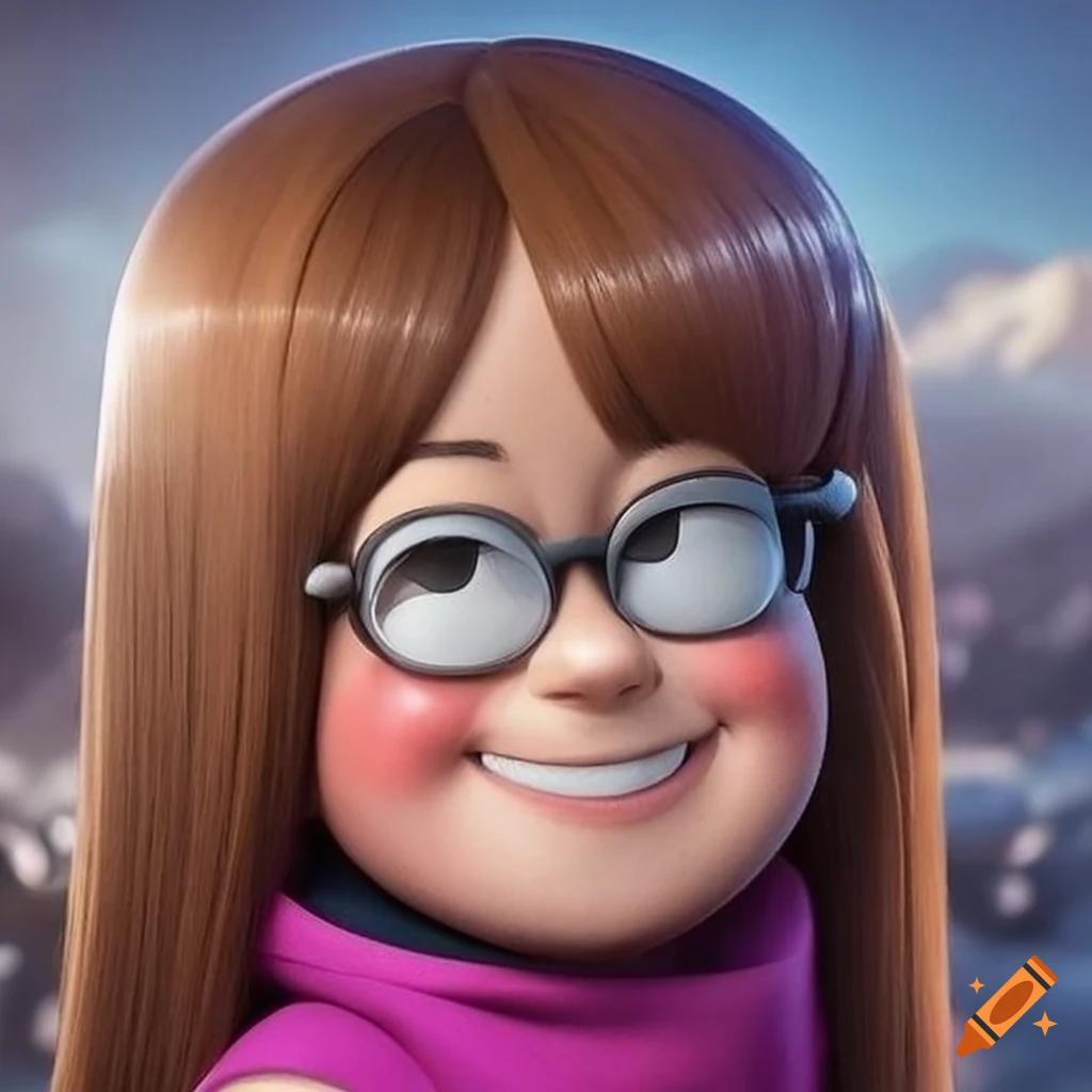 Portrait of mabel pines in high-resolution real-life super-detailed ...