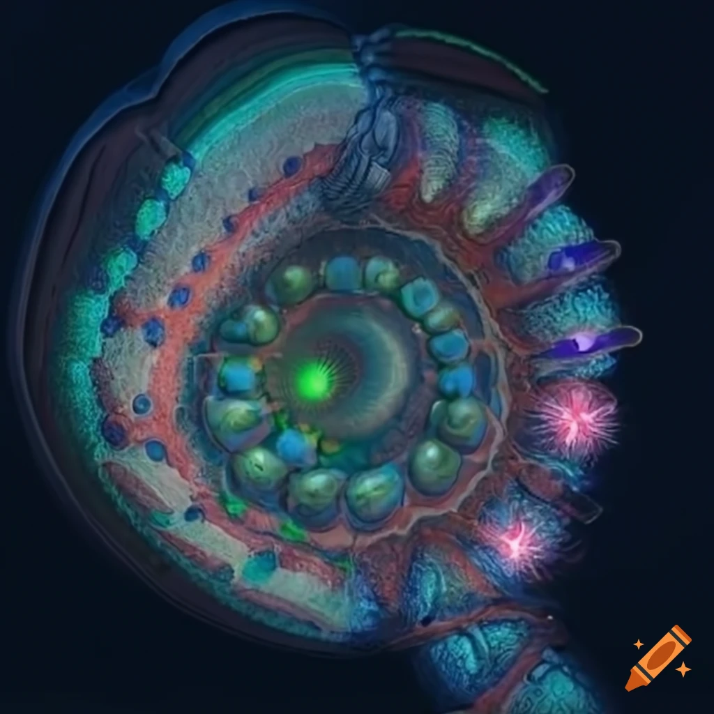 Genetics and electron microscopy for detailed 3d renders of biological ...