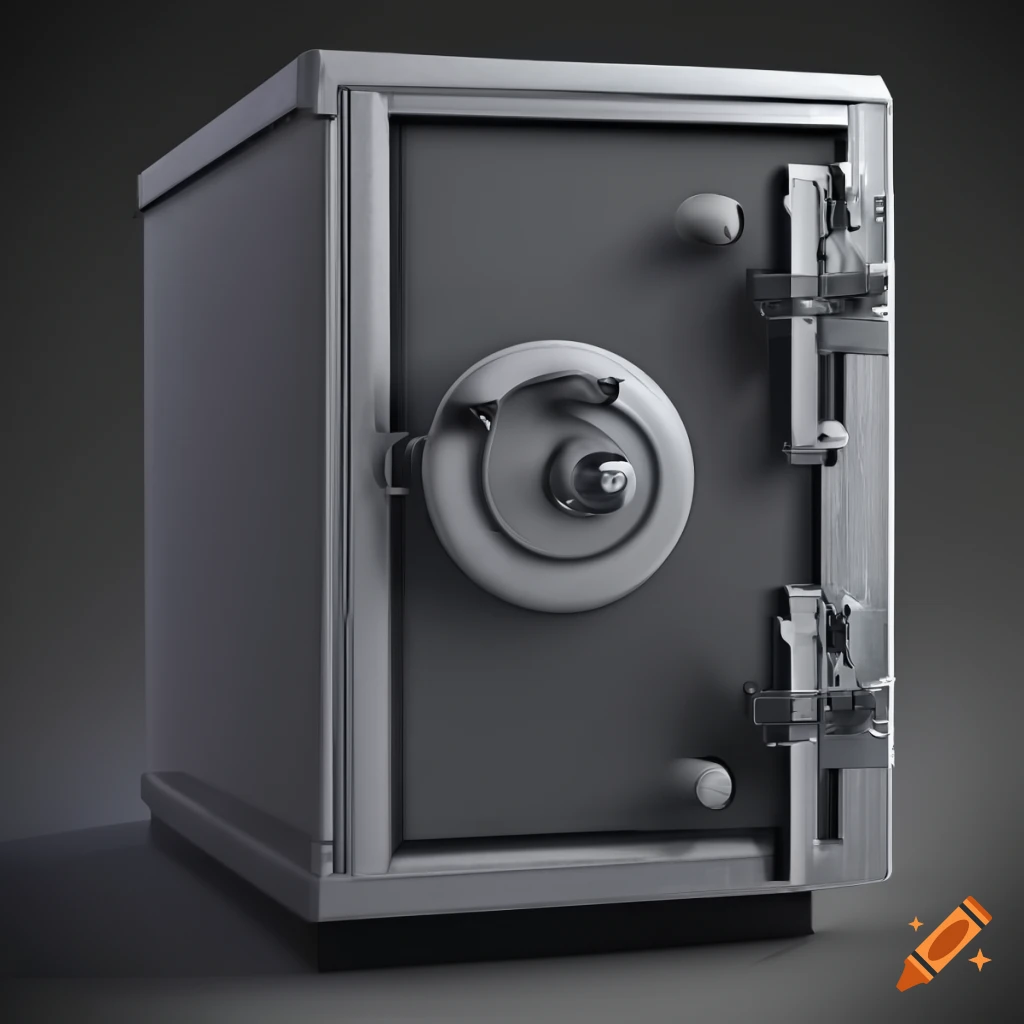 3d safe locker on Craiyon