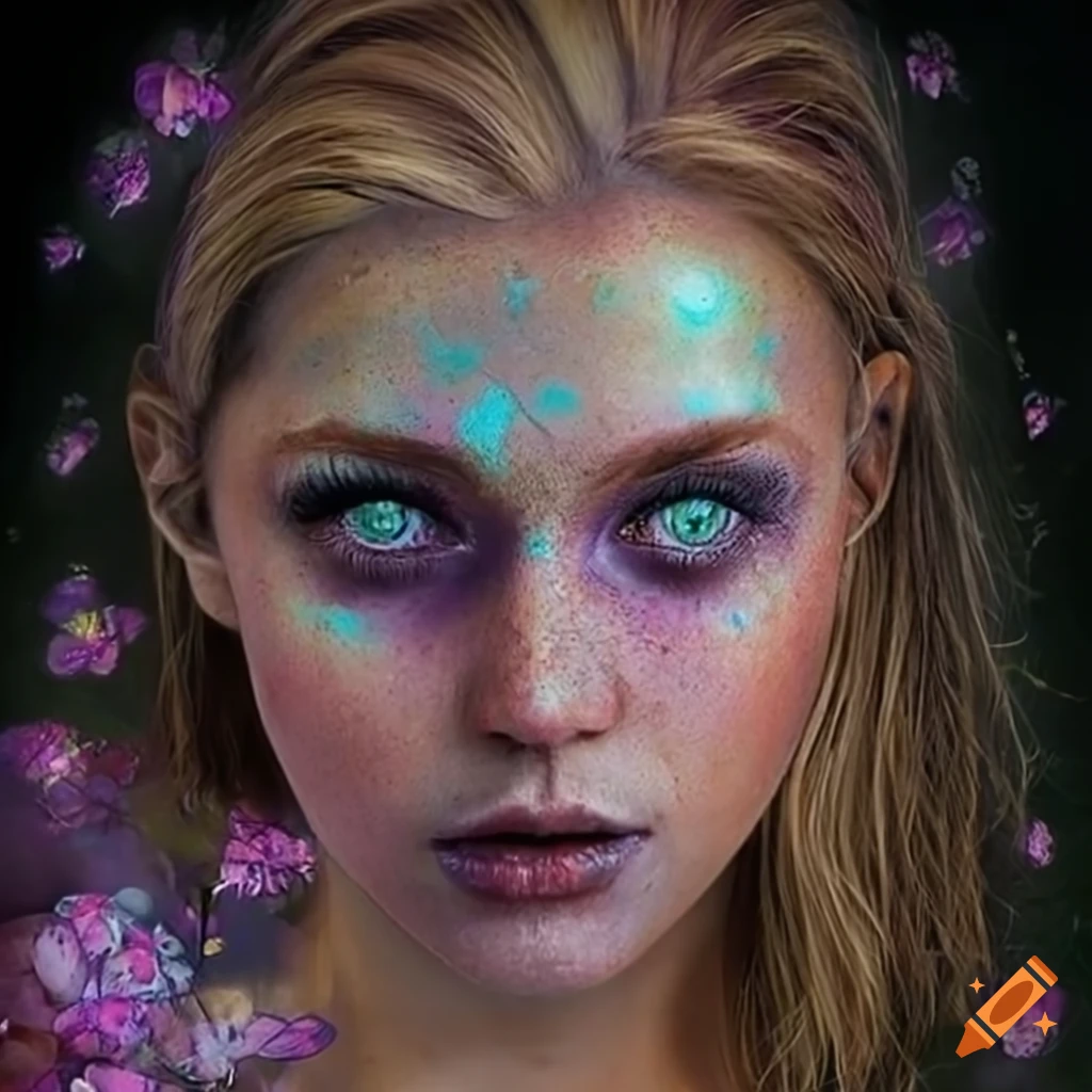 Closeup of high definition portrait view on Craiyon