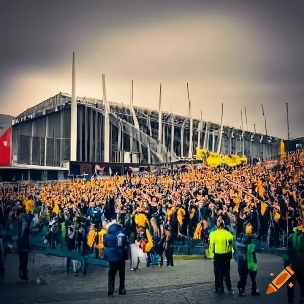 IK Start football team playing in front of cheering crowd in their ...