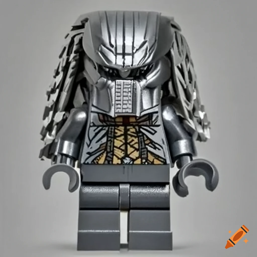 Lego figure predator on Craiyon