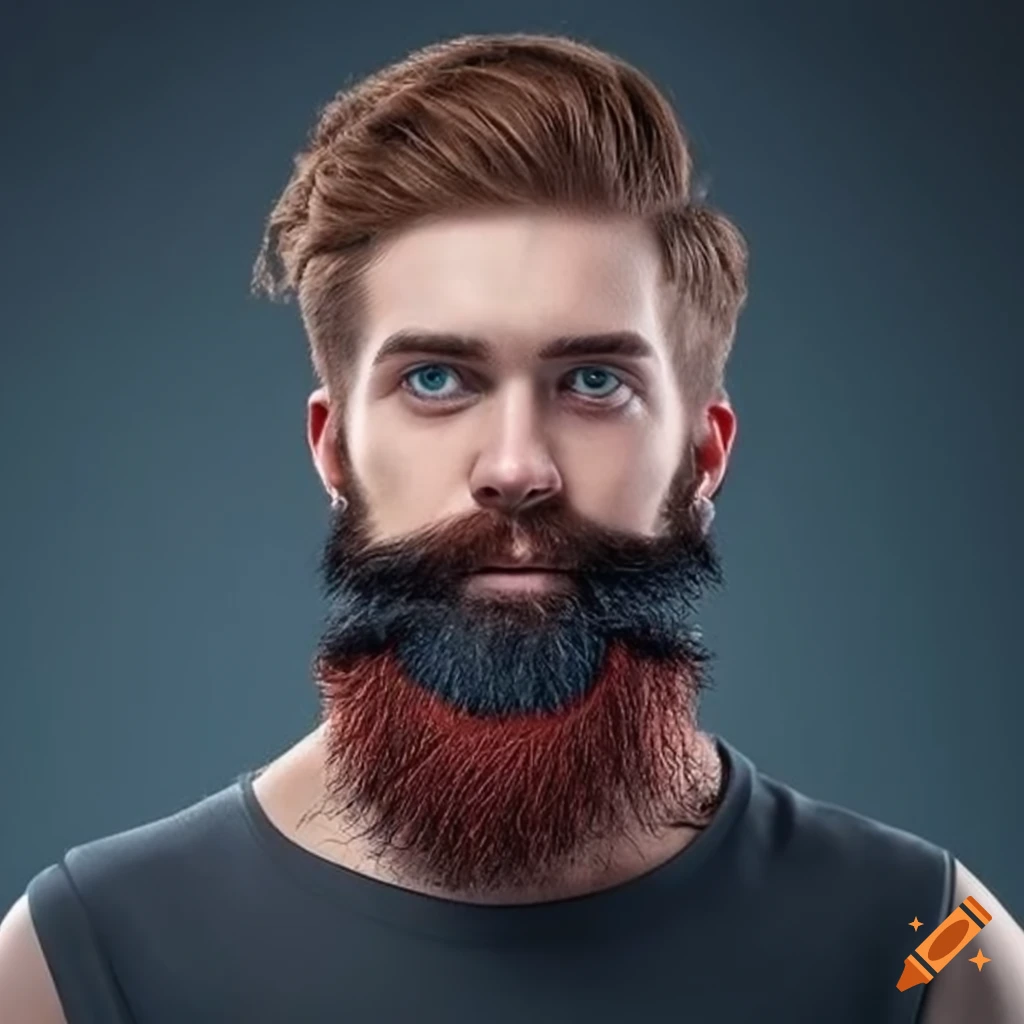 Regal high-performance gaming beard on Craiyon