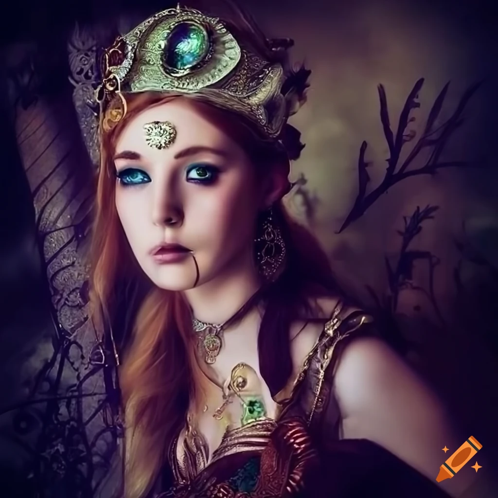 Crafting lady palutena's steampunk portrait: hyperrealistic photography ...