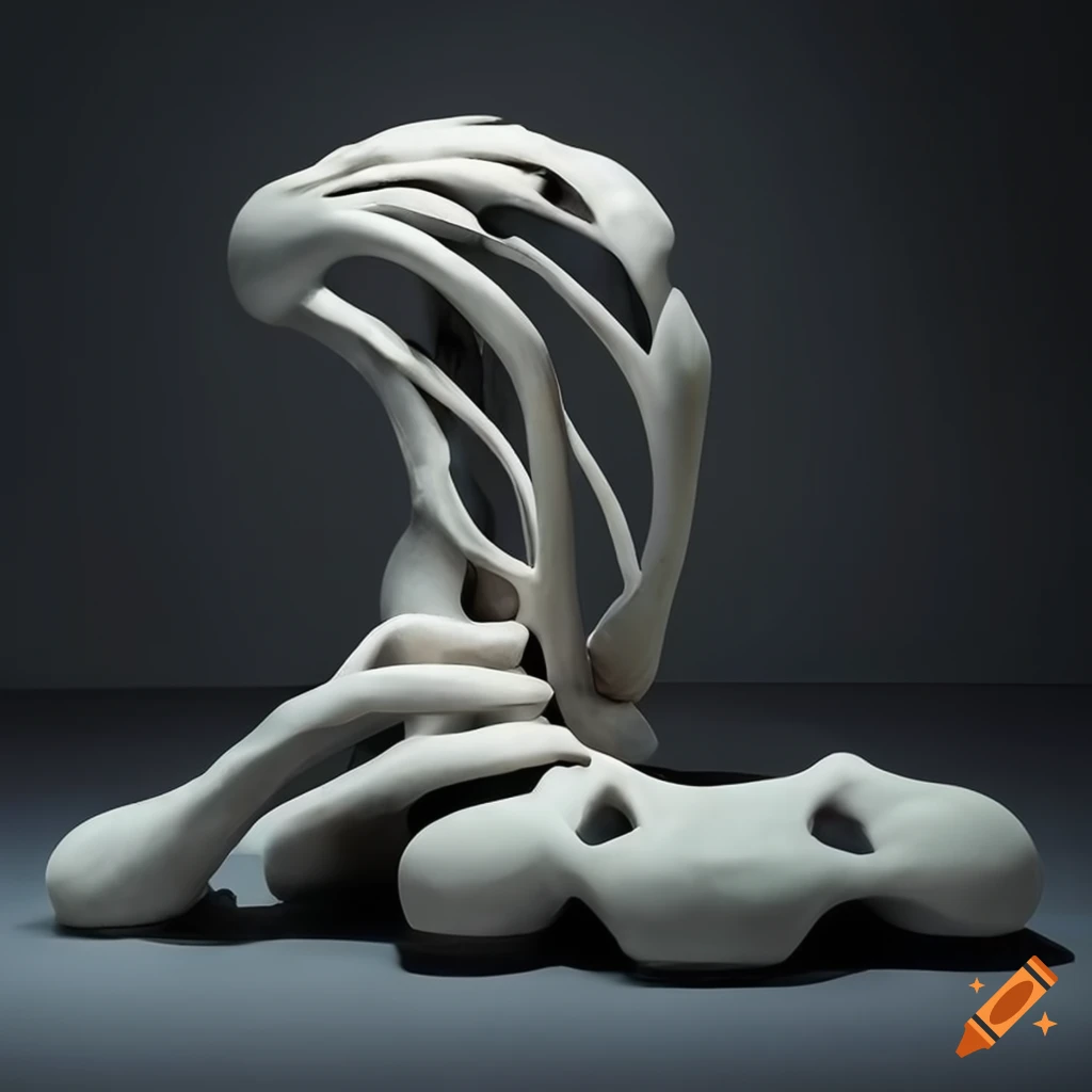 Intricately designed futuristic sculpture by john carpenter and pierre ...