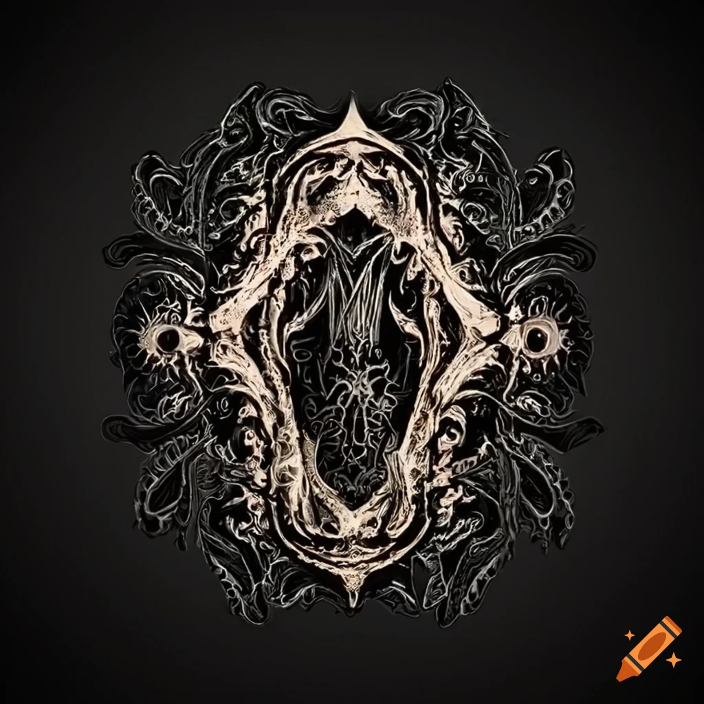 Unique nazguled logo with intricate design on Craiyon