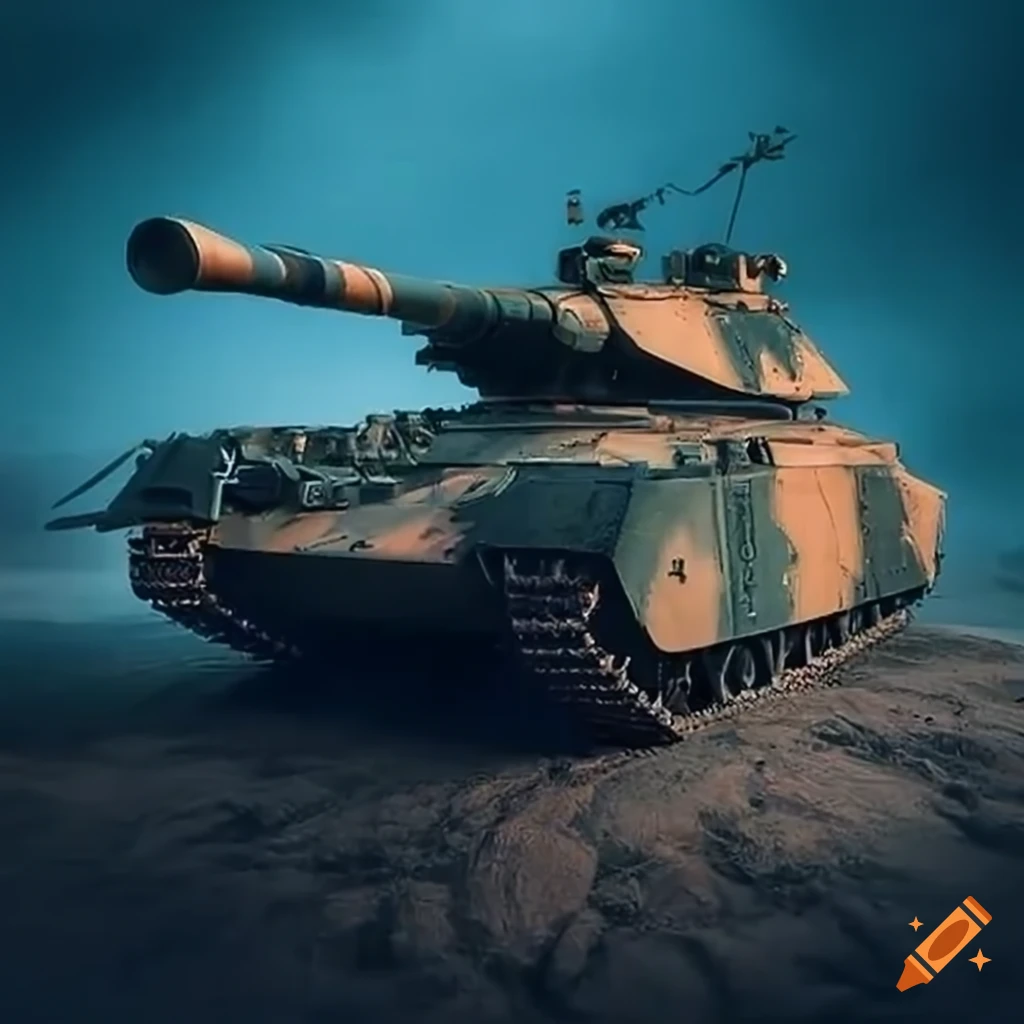 Main battle tank on Craiyon