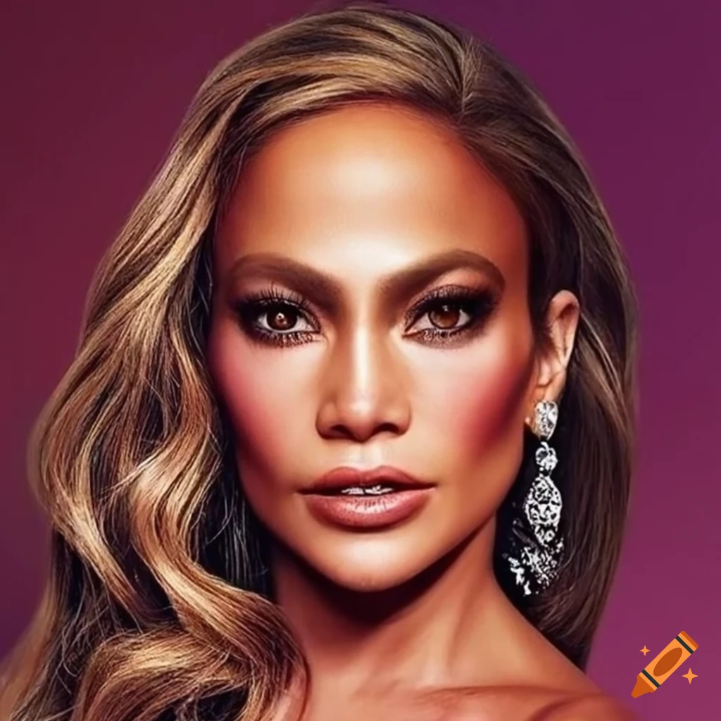 Beautiful young woman with striking features on Craiyon