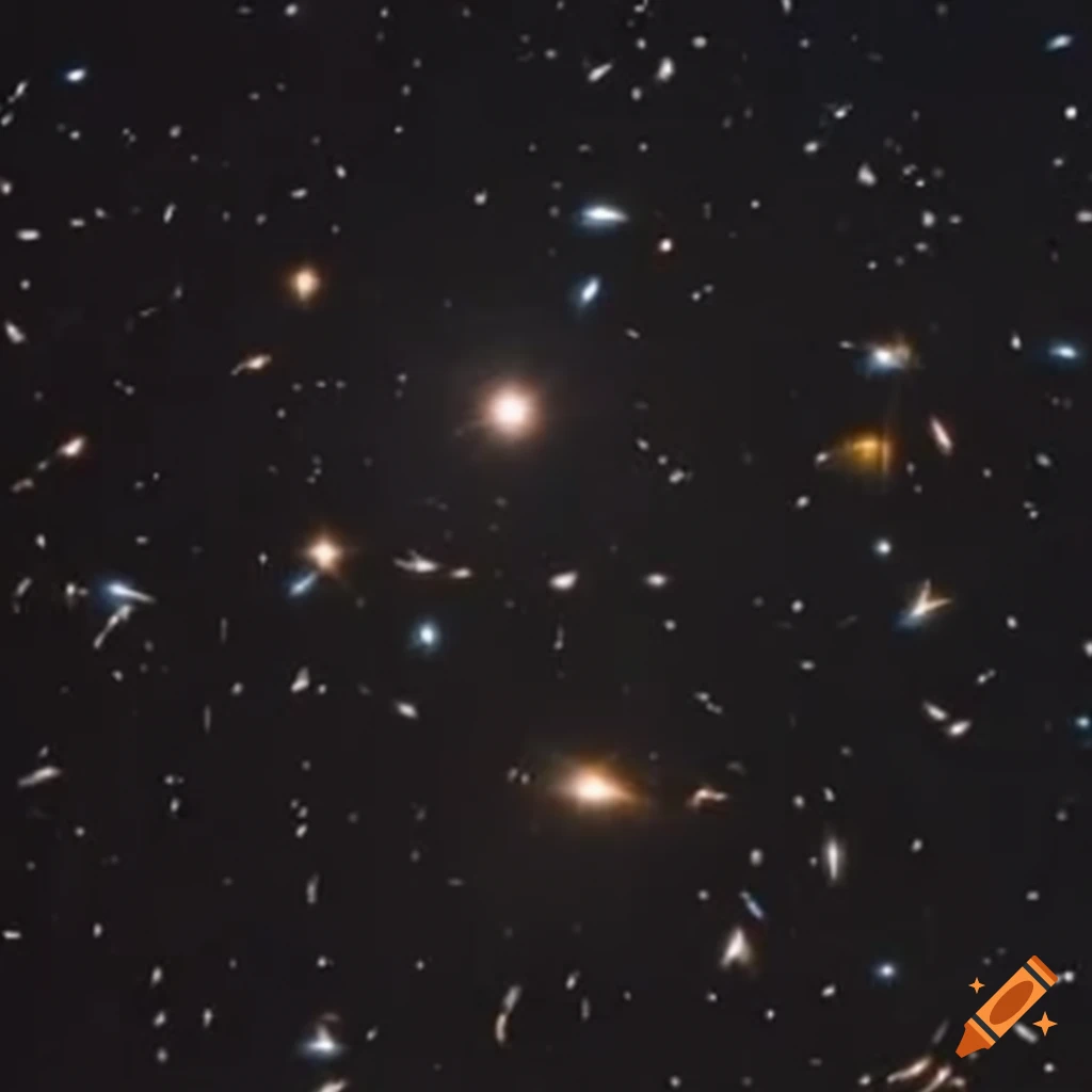 Hubble deep field photo on Craiyon