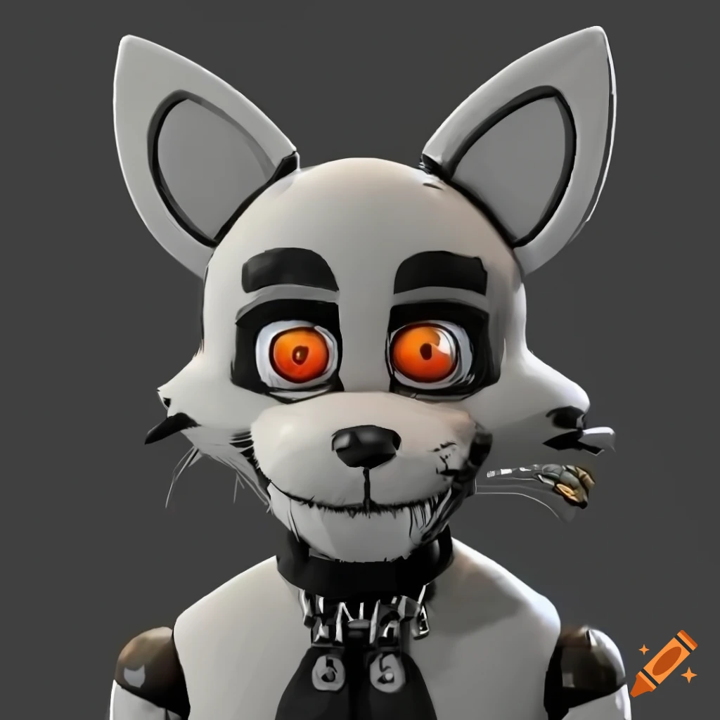 Black cat furry animatronic in trad goth style on Craiyon