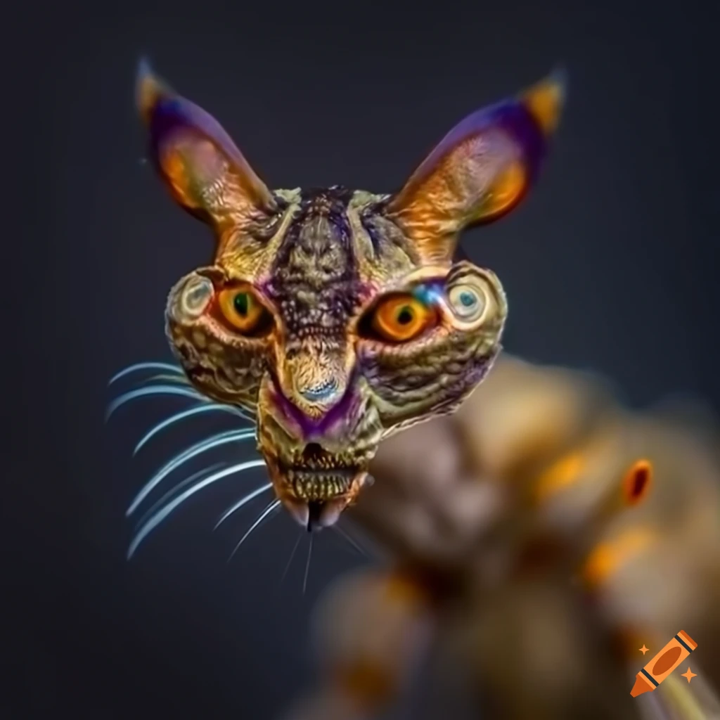 In the realm of hyper-realistic micro photography, we embark on a close ...