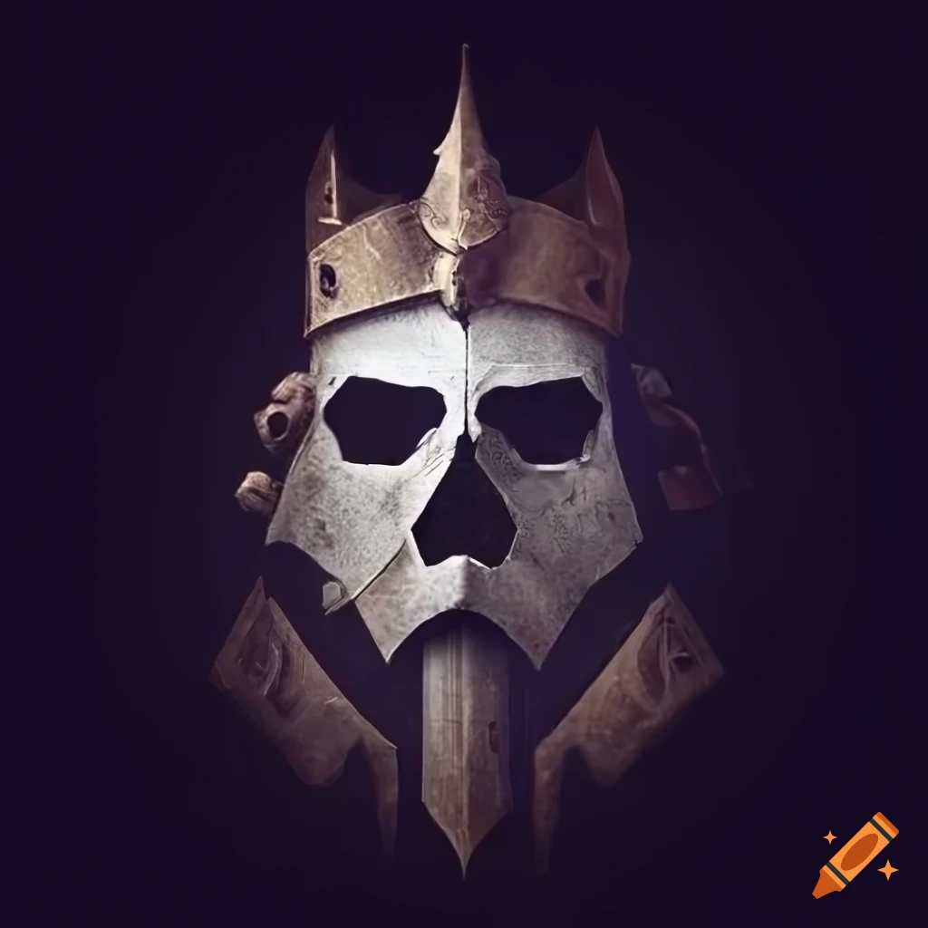 Detailed logo depicting a fallen empire on Craiyon