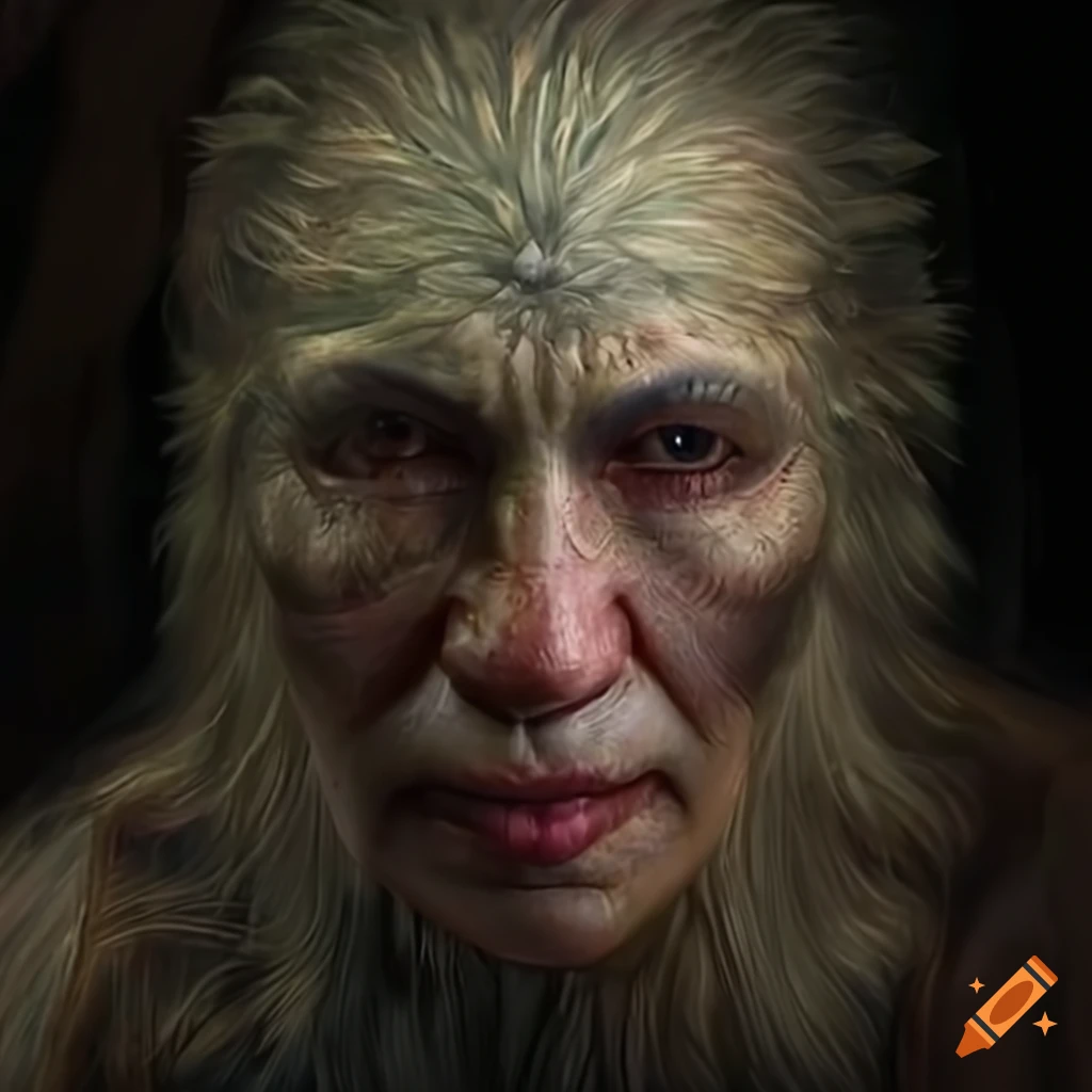 Maximum extreme hyper realistic portrait view on Craiyon