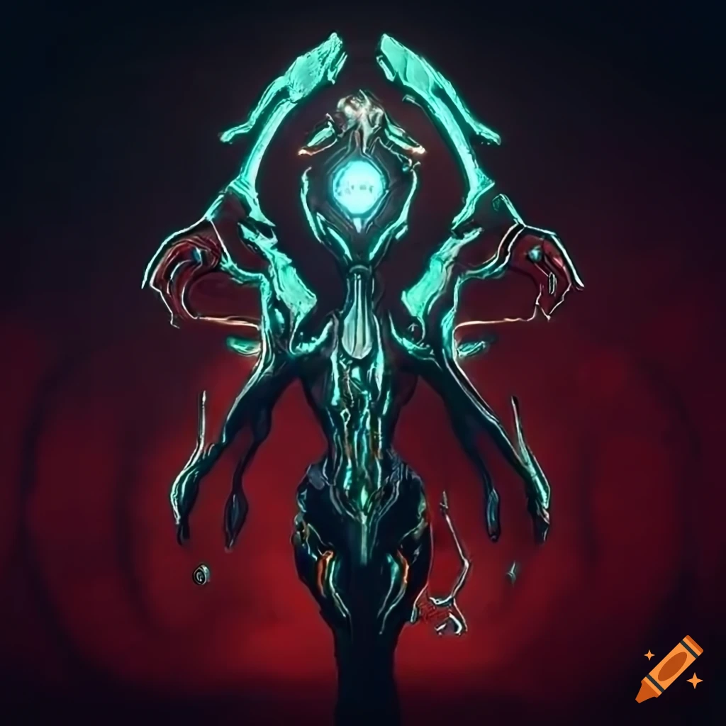 Clan markings for a warframe archon sentient on Craiyon