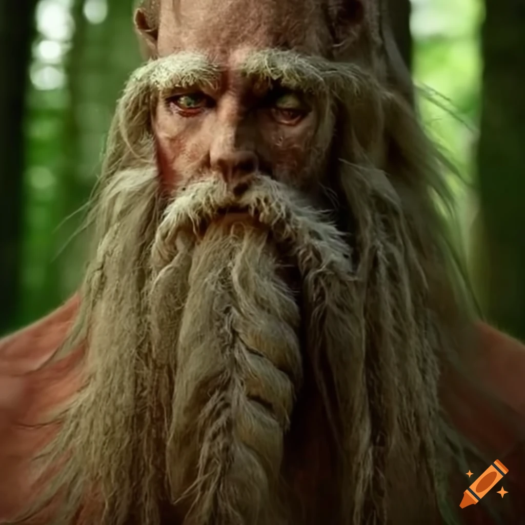 Bearded forest god on Craiyon