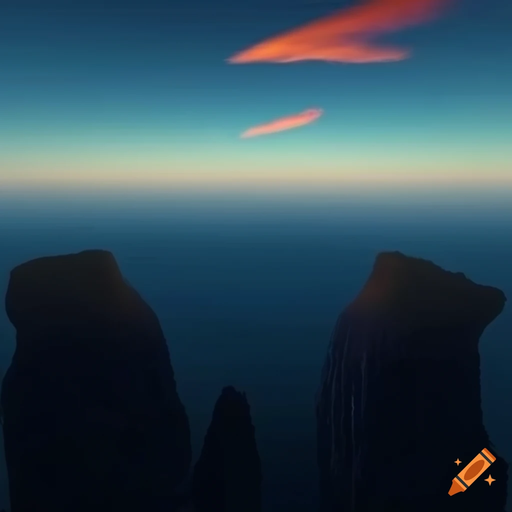 Vast sweeping landscape in hyper-realistic 3D octane render, paying ...