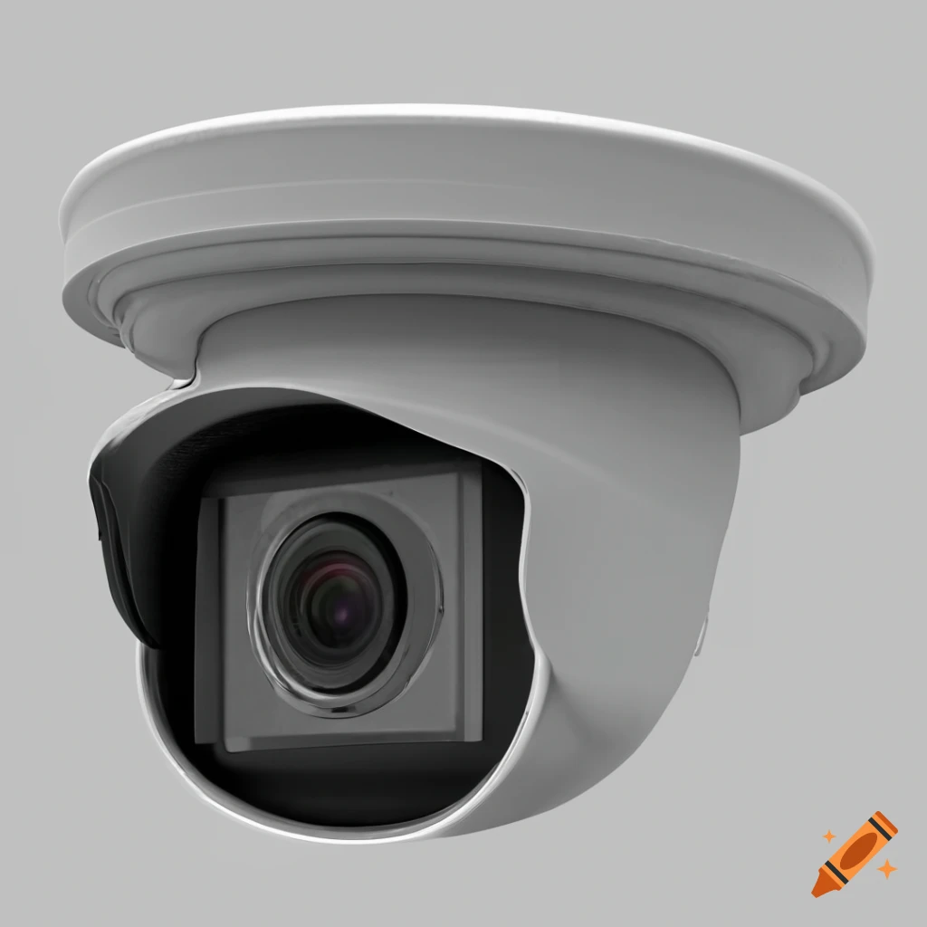 3d model of a cctv camera on Craiyon