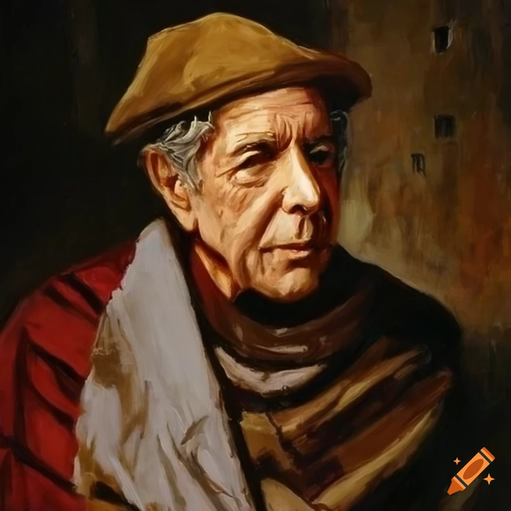 Medieval lord in castle courtyard by daylight, detailed oil painting on ...