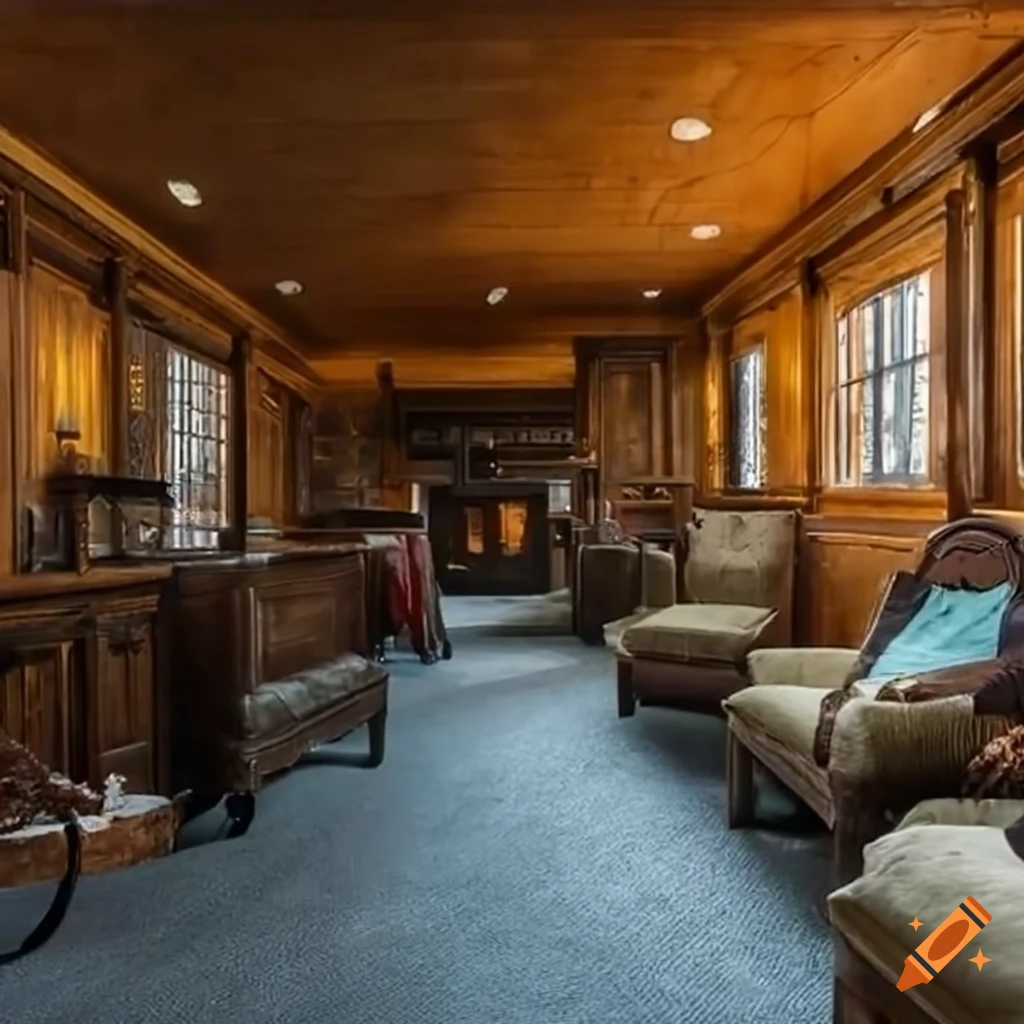 Winter lodge check in administrator on Craiyon