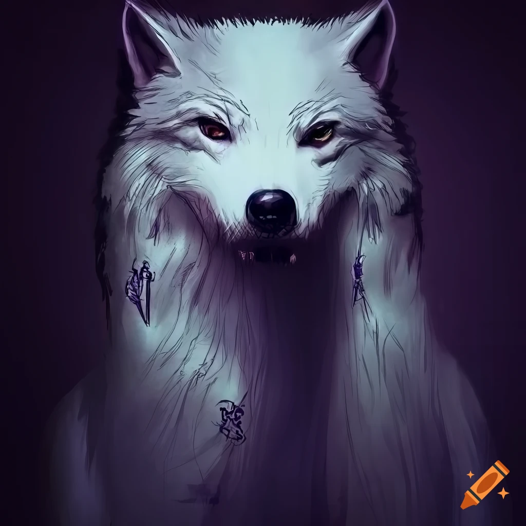 Family of white werewolves in 19th century World of Darkness on Craiyon