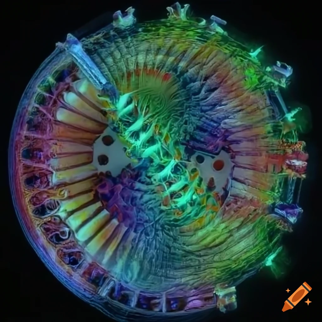 Genetics and electron microscopy for detailed 3d renders of biological ...