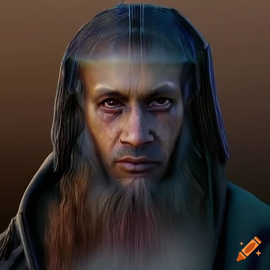 Maximum Extreme Hyper Realistic Detailed Closeup Portrait View of a ...