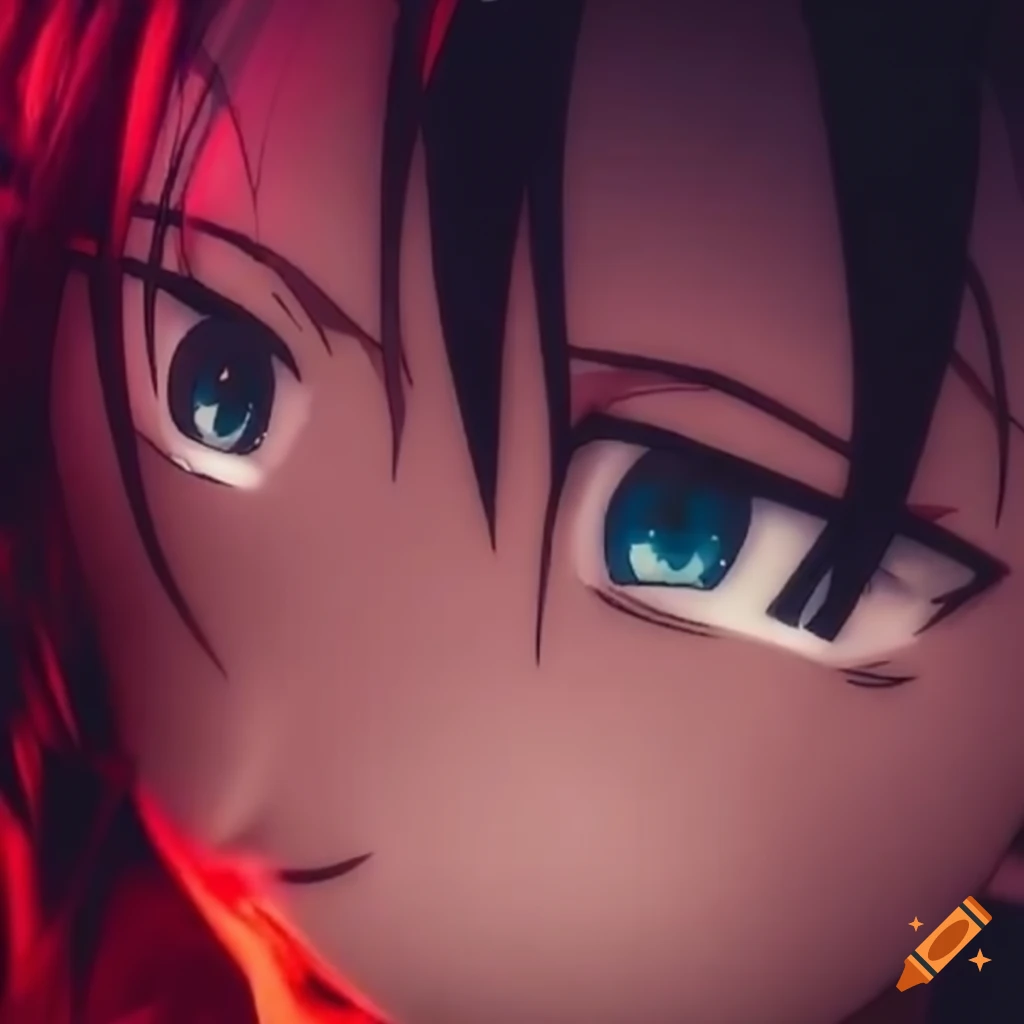 Anime character exuding power with a dramatic pose on Craiyon