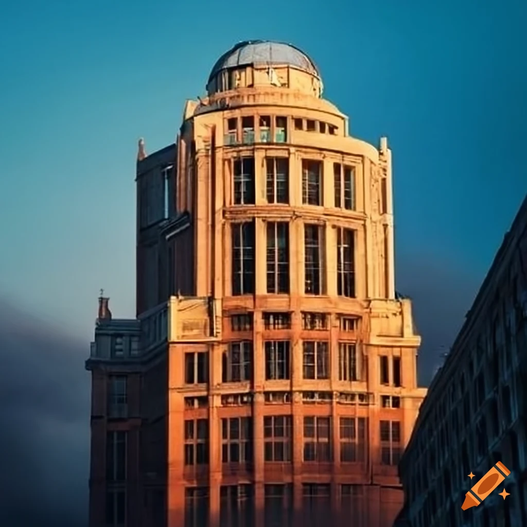 Hugh ferris's building on Craiyon