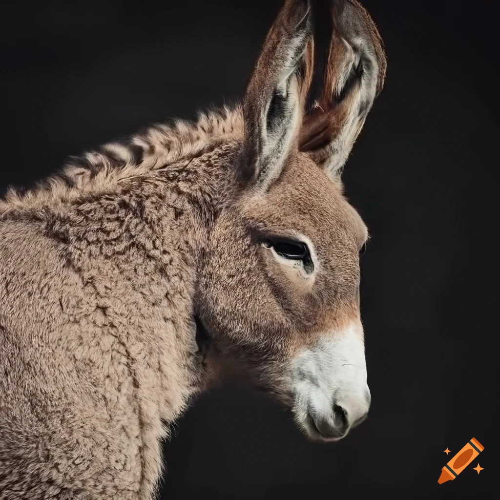 Equine with mule, donkey, and sheep characteristics on Craiyon