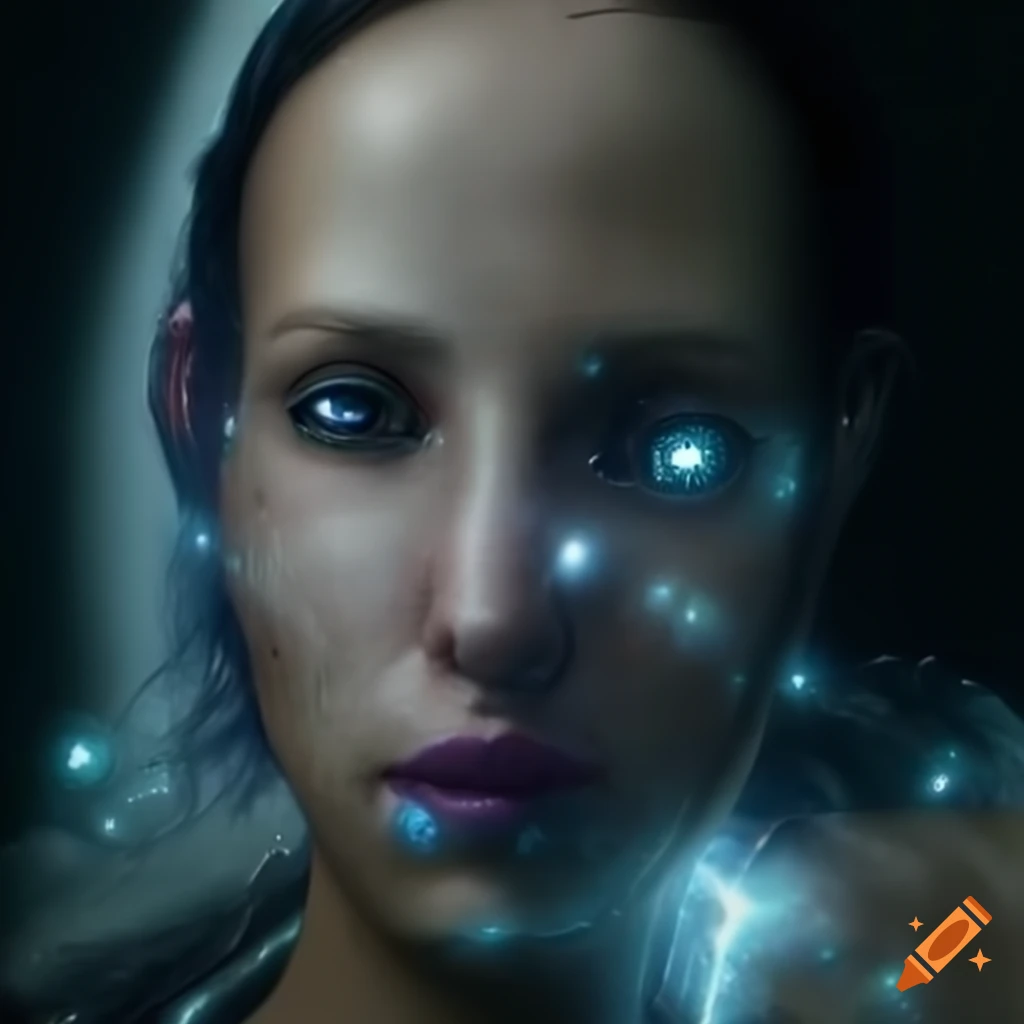 Extreme hyper realistic detailed portrait view on Craiyon