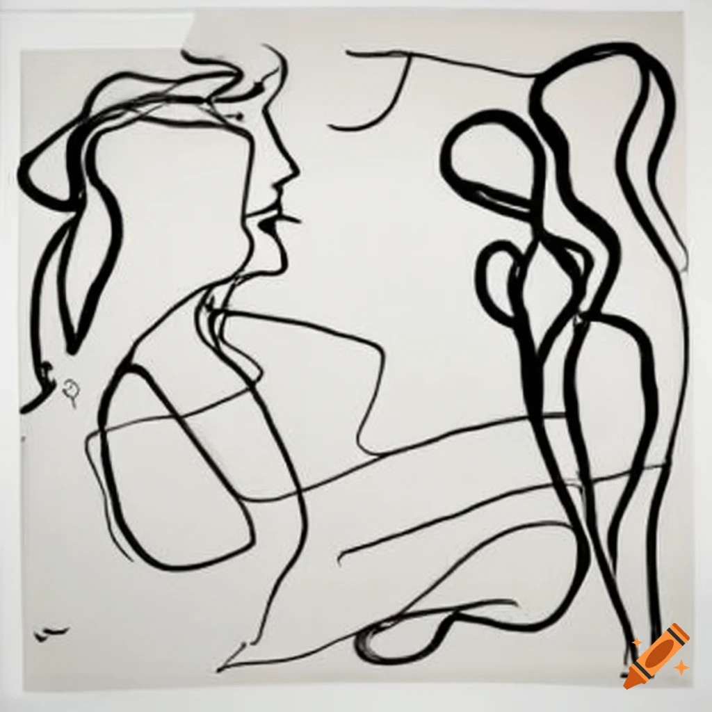 Using line in art to create meaning on Craiyon