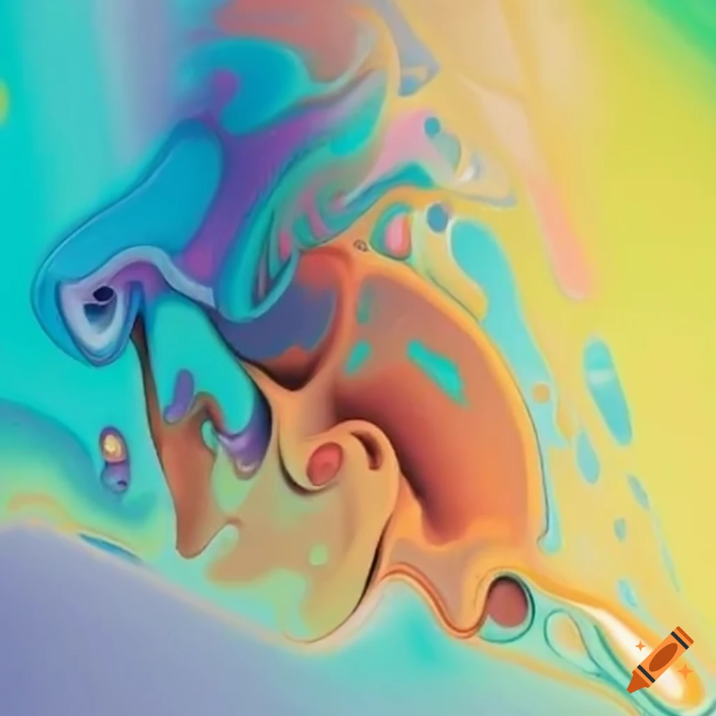 Random brush strokes with multiple colors on Craiyon