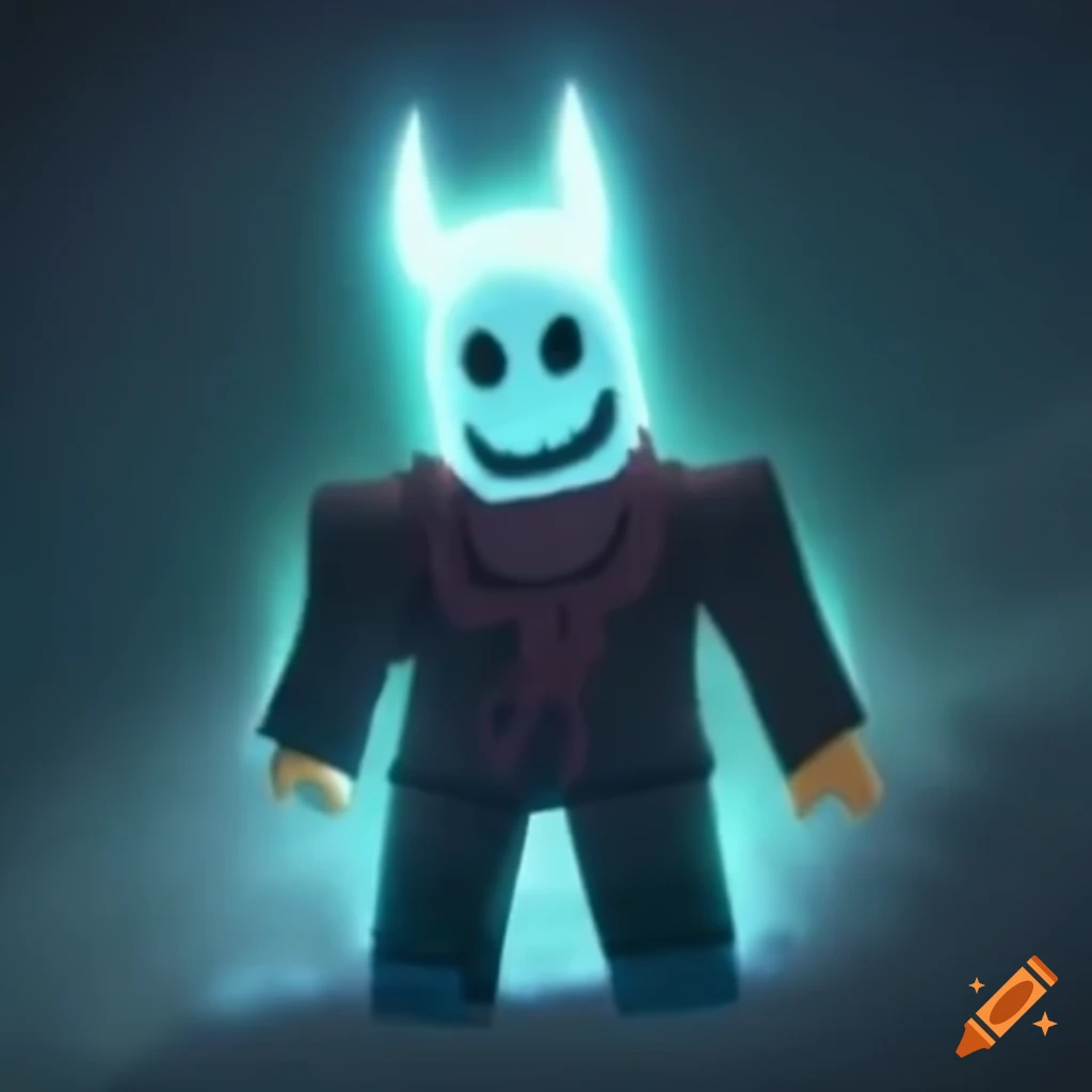 Roblox thumbnail of ghost anime character on Craiyon
