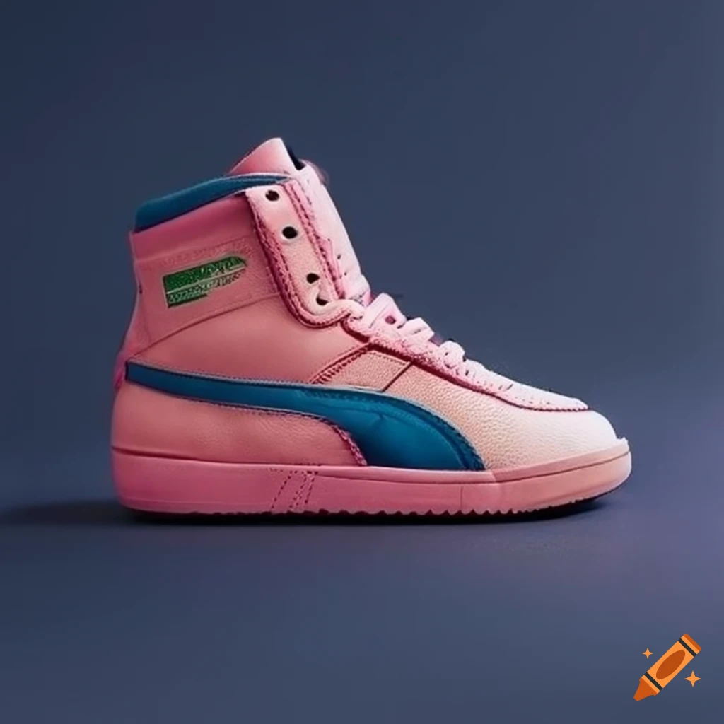 Three-quarter view of retrofuturistic mid puma on Craiyon