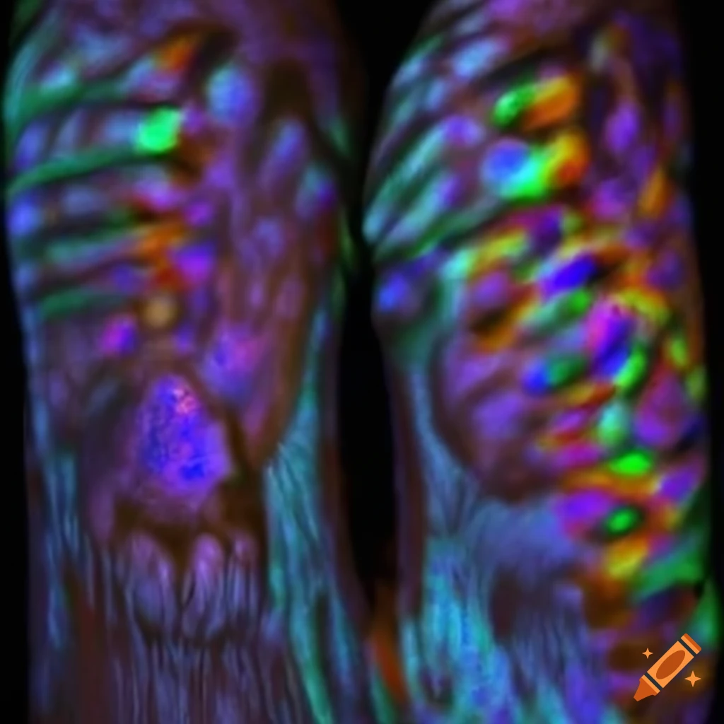 Hyper realistic closeup of a front-facing Bible with genetic references ...