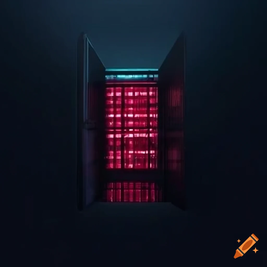 Logo for a data center exit project on Craiyon