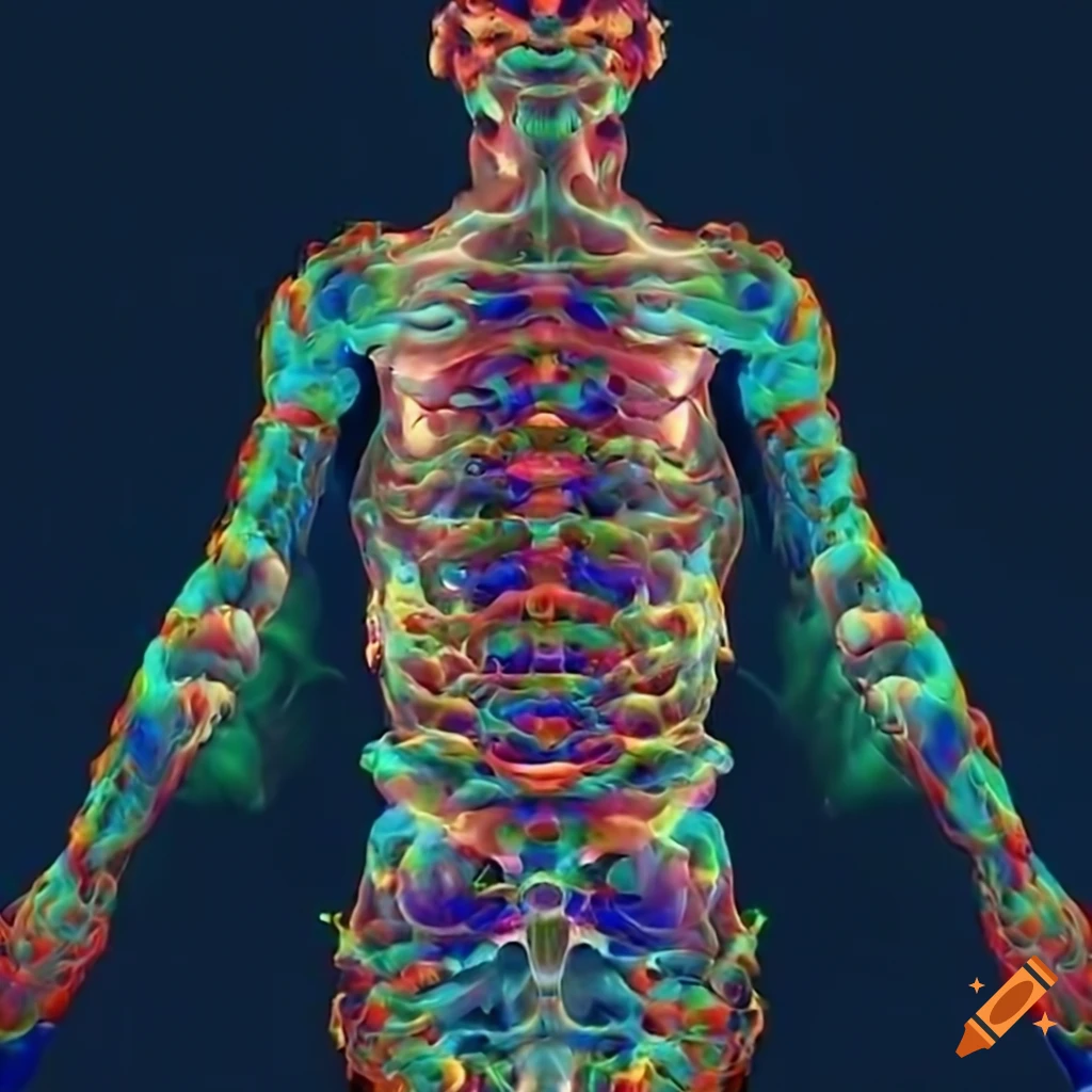 Hyper realistic closeup of a front-facing Bible with genetic references ...