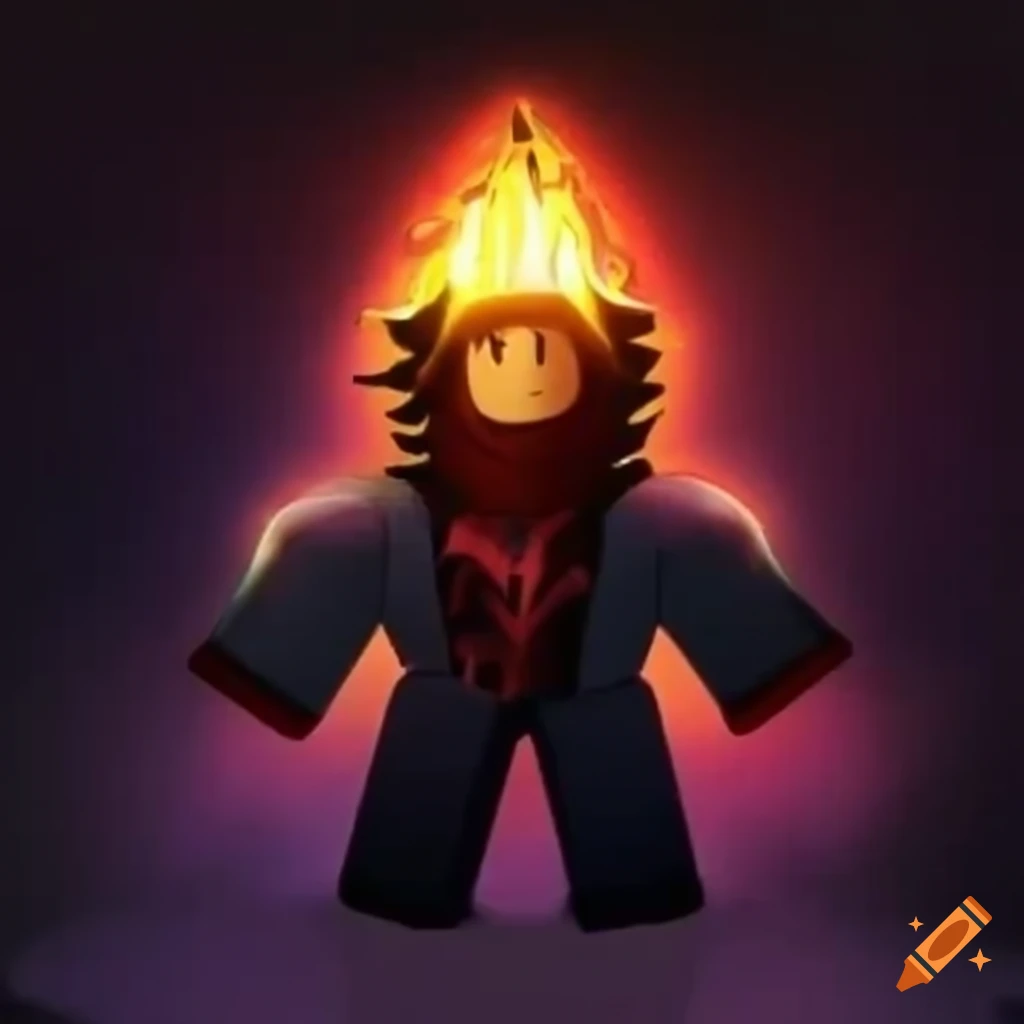 Roblox thumbnail of a ghost anime character on Craiyon