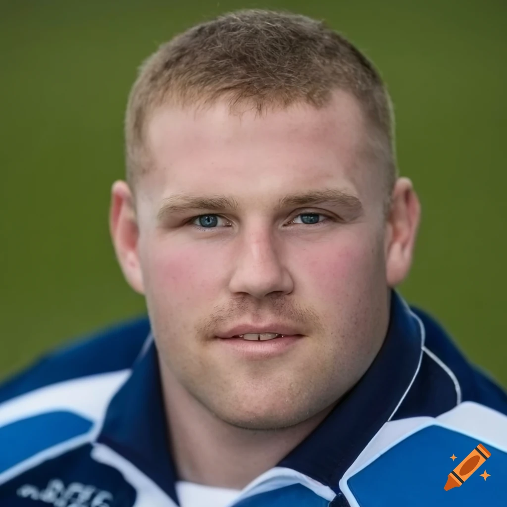 Portrait of a scottish rugby player in 8k resolution on Craiyon