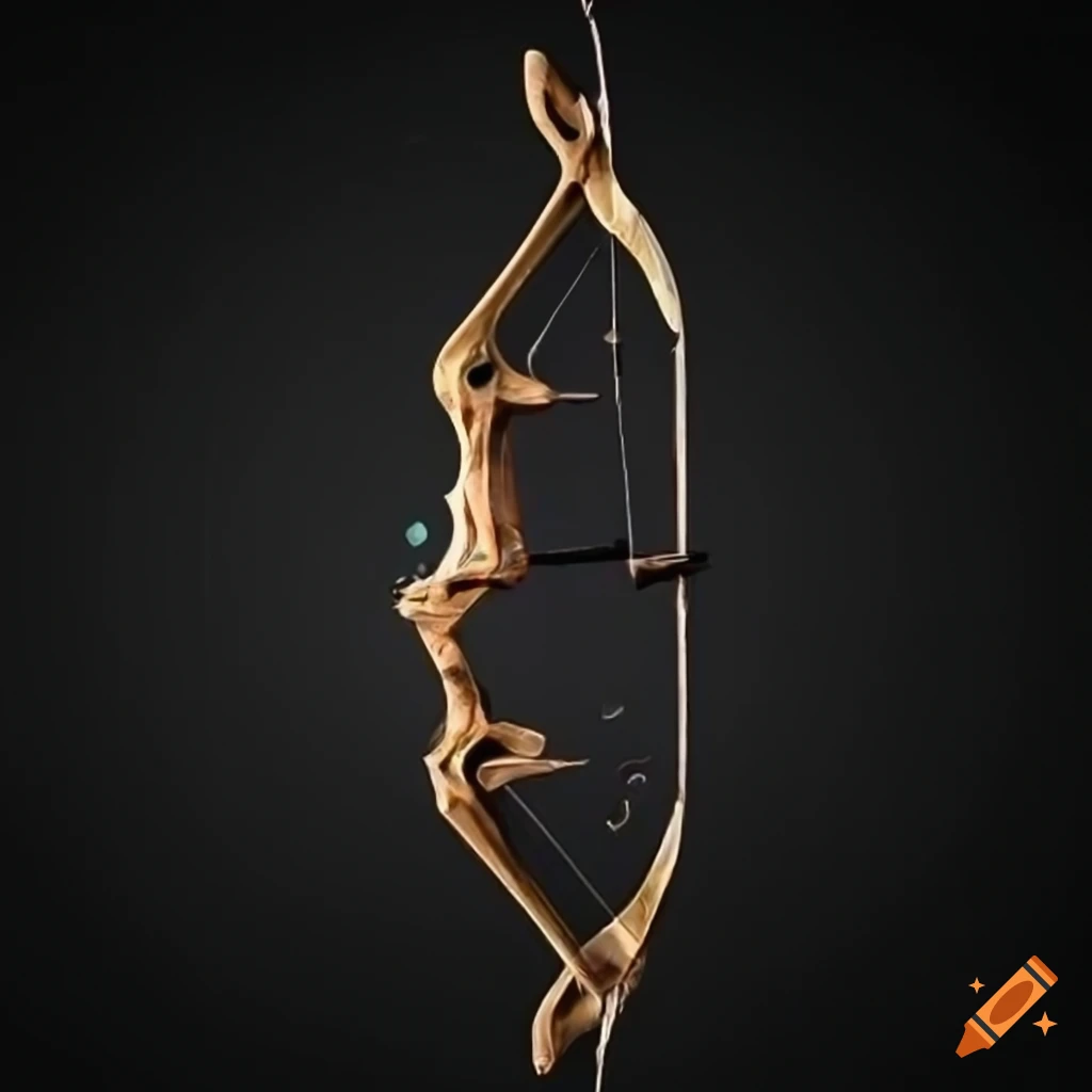 Unconventional bow weapon on Craiyon