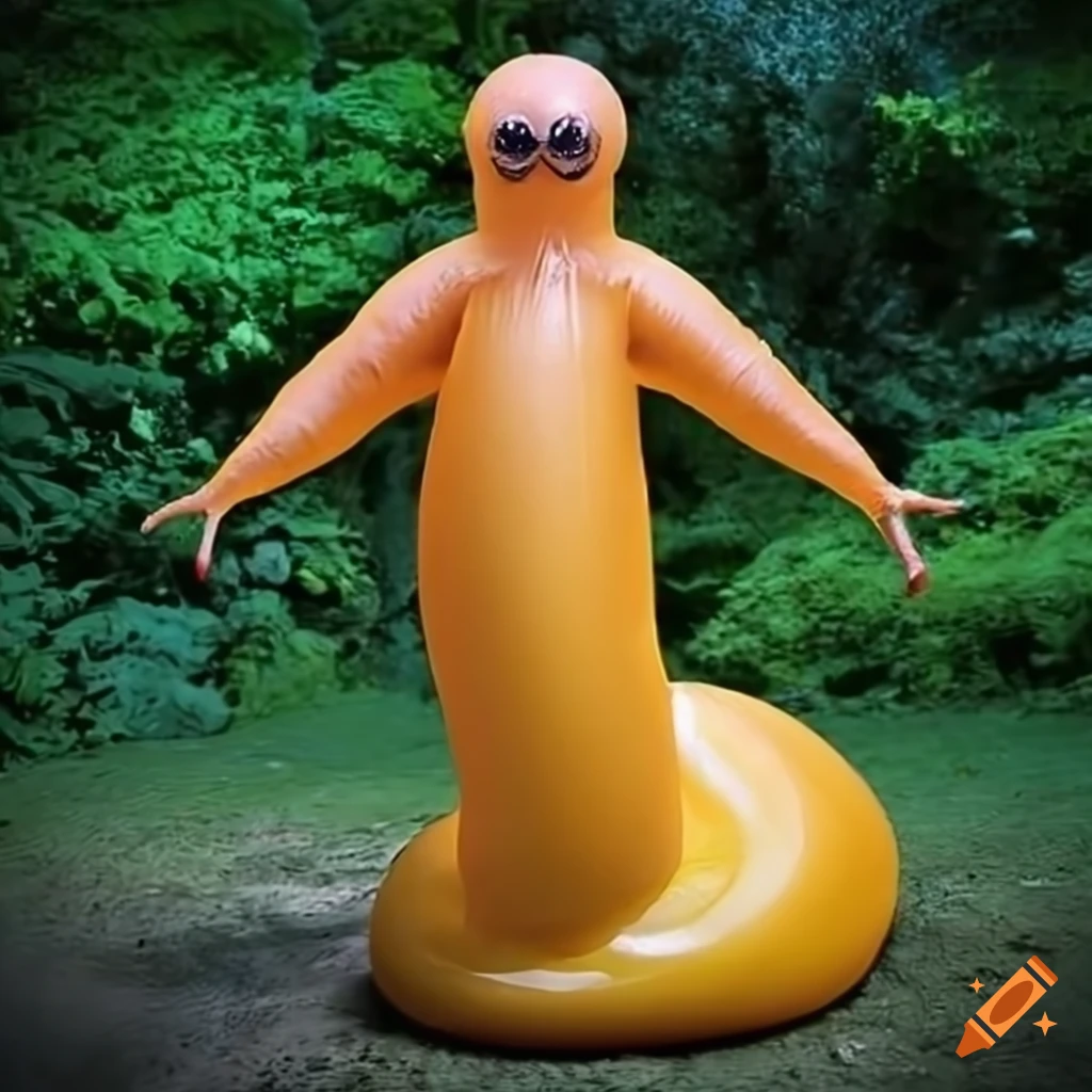 Chloe Grace Moretz transforming into an inflatable slug with human face ...