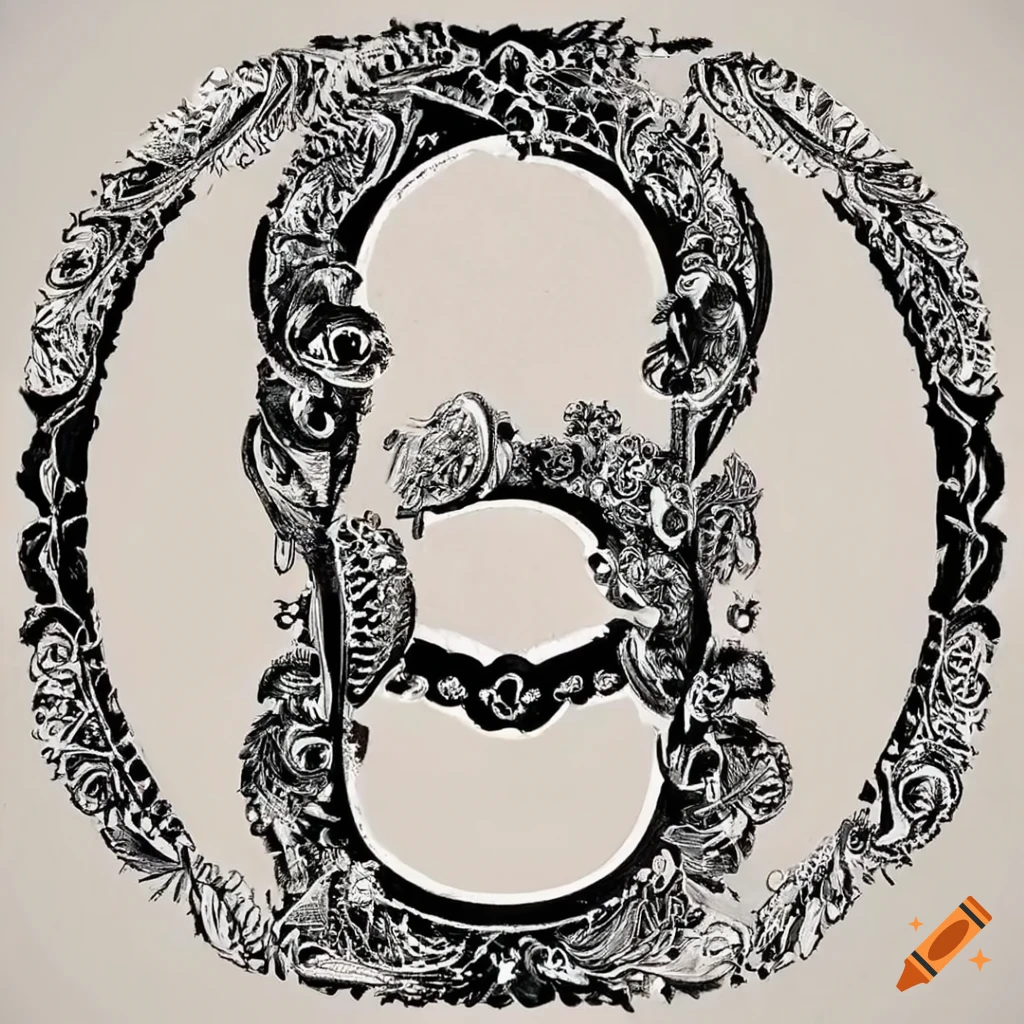 Exquisite letter o with enchanting wings in delicate brushstrokes on ...